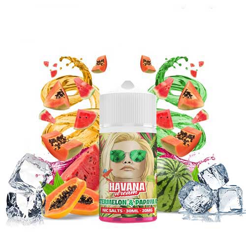 Watermelon Papaya Ice Salt - Havana Dream - Vape Khobar - Havana Dream KSA