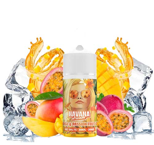 Mango Passion Fruit Ice Salt - Havana Dream - Vape Khobar - Havana Salt Khobar